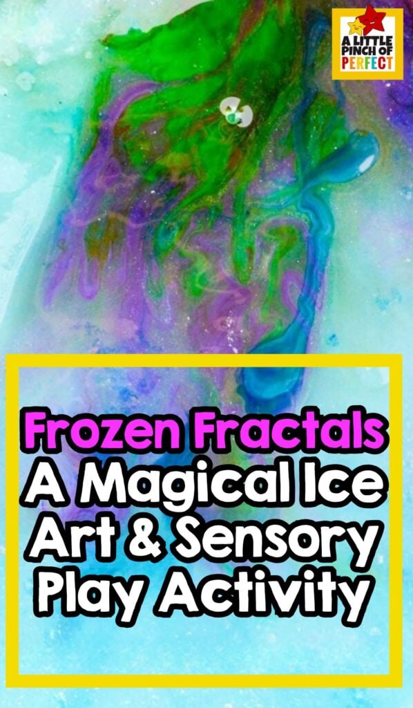 Frozen Fractals: A Magical Ice Art & Sensory Play Activity for Kids ...