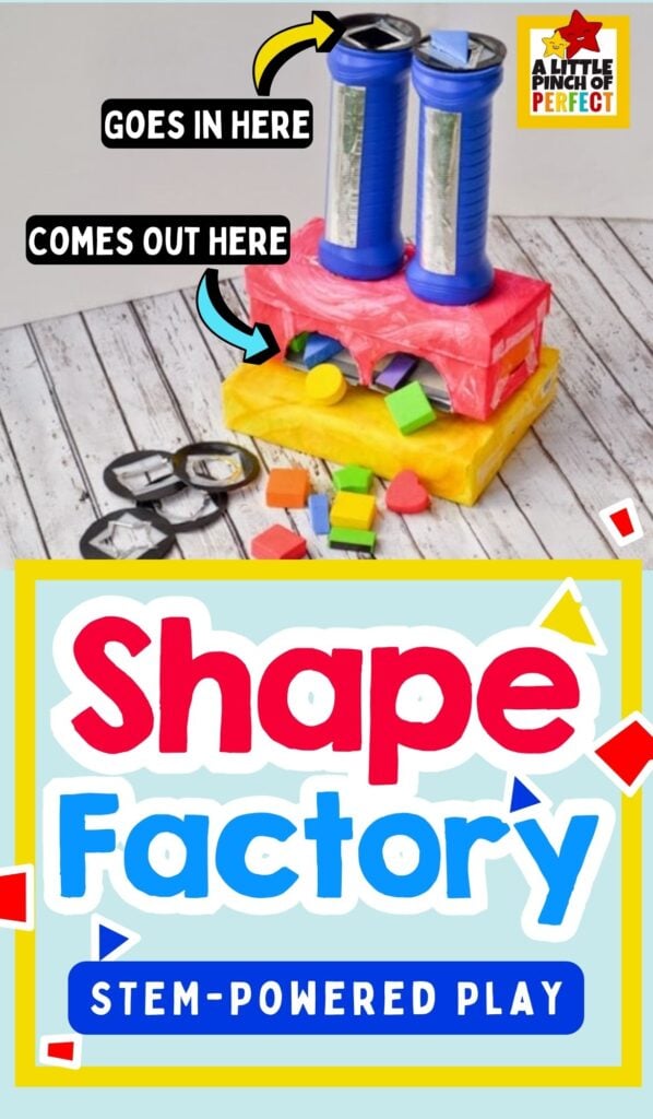 Build & Learn: Shape Factory for Preschoolers - A Little Pinch of Perfect