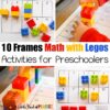 10 Frames Math with Legos Activities for Preschoolers - A Little Pinch ...