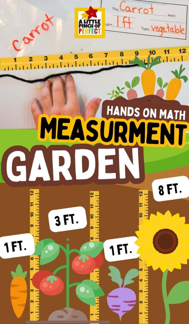 Measurement Garden: Spring Math Activity for Kids - A Little Pinch of ...