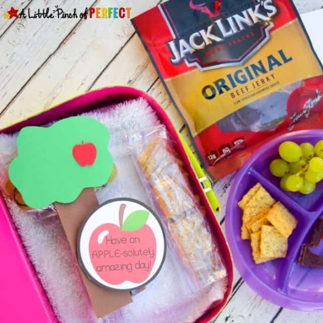 Apple Tree Craft and Free Printable Lunch Notes - A Little Pinch of Perfect