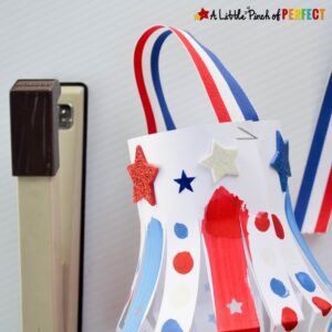 Patriotic Paper Lantern Craft to Make on Labor Day with Kids and Free ...
