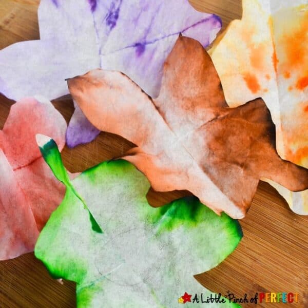 Autumn Leaf Craft: STEAM Art Project with Free Template - A Little ...