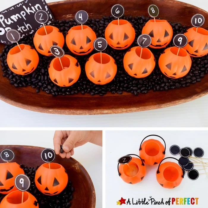 Halloween Pumpkin Counting: Math Time with Kids - A Little Pinch of Perfect