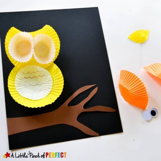 How to Make a Cute Owl Craft with Kids - A Little Pinch of Perfect