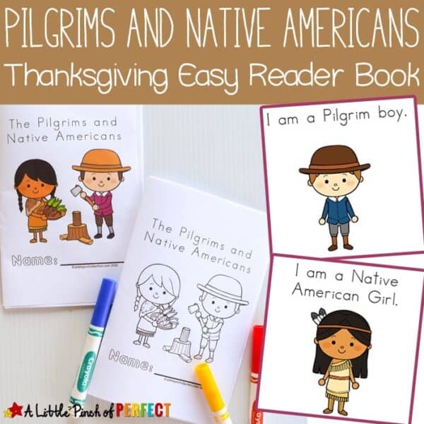 Thanksgiving Color and Read Book: Free Printable Kids Activity - A ...