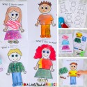 All About Me Craft: What I Like to Wear and Free Template for Back to ...