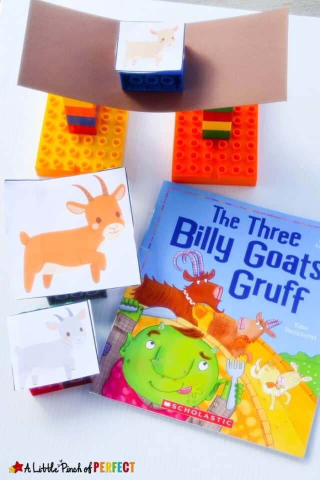 The Three Billy Goats Gruff STEAM Bridge Building Activity for Kids - A ...