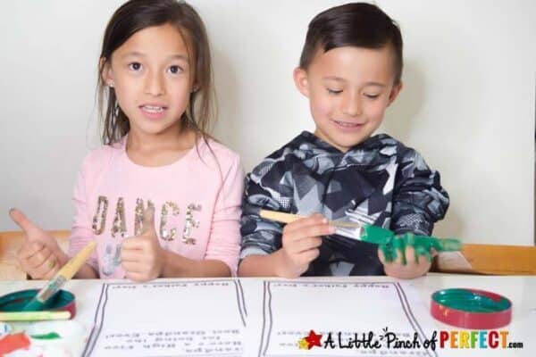 High Five Father's Day Handprint Craft and Free Template