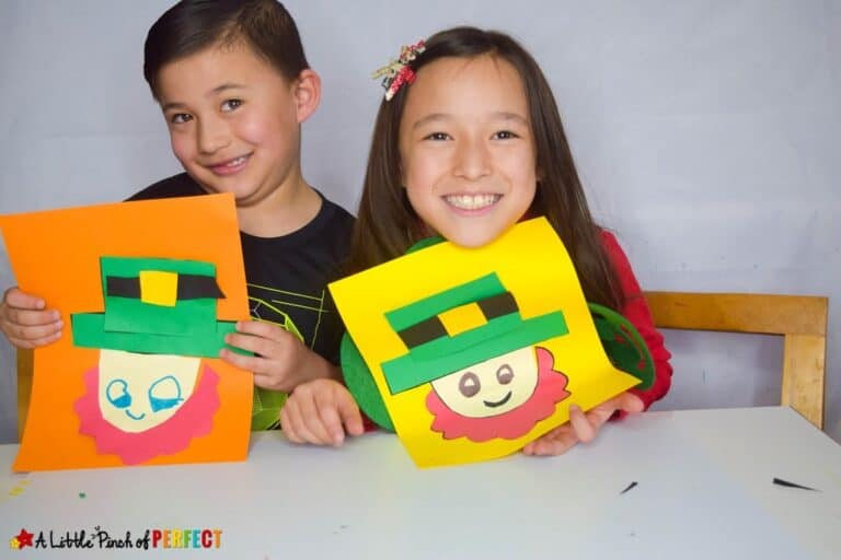 Leprechaun Craft and Free Template for St. Patrick's Day