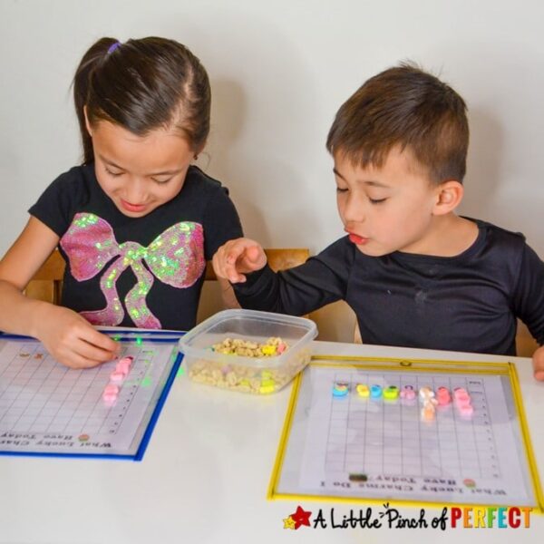 Lucky Charms Graphing: Free Printable Math Activity for Kids