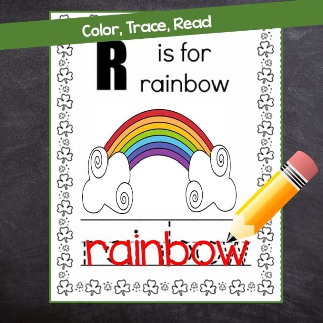 St. Patrick's Day ABC Alphabet Handwriting Book Printable Activity - A ...