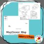 Mayflower Voyage Map Activity - A Little Pinch of Perfect