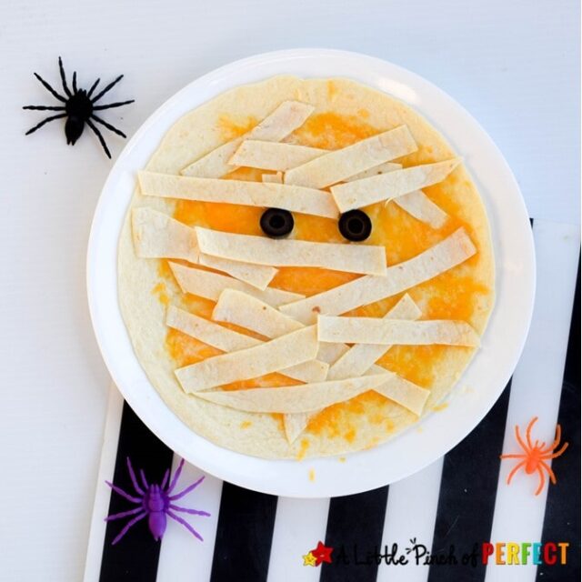 Halloween Quesadillas: A Healthy Halloween Snack - A Little Pinch of ...