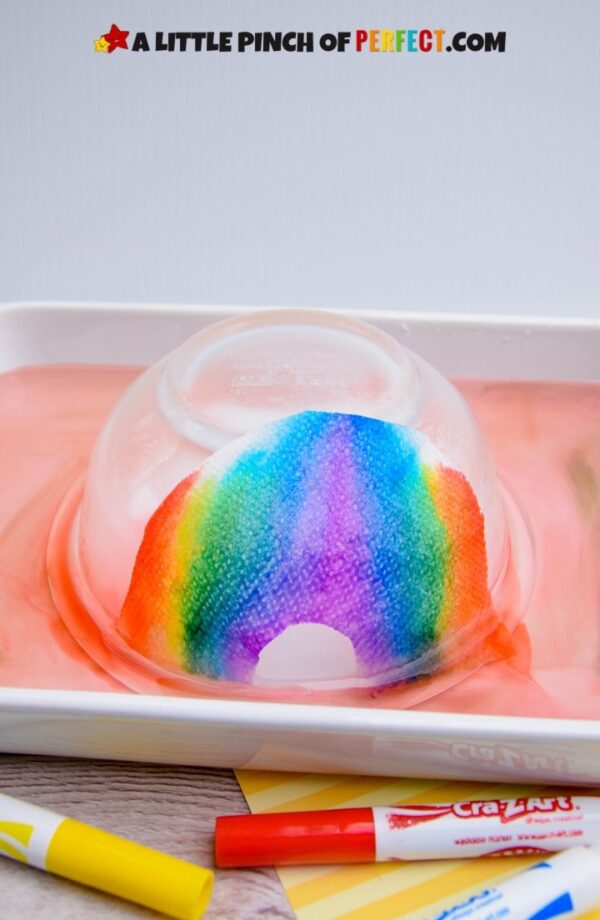 Grow a RAINBOW Paper Towel Experiment and SCIENCE Worksheets - A Little ...