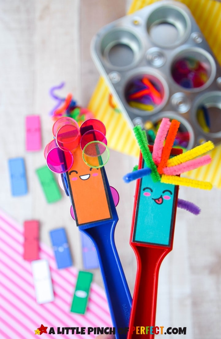 Emotion Faces for Kids: CRAZY Hair Magnet Activity - A Little Pinch of ...