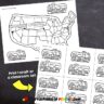 Transcontinental Railroad Map Craft for Kids - A Little Pinch of Perfect