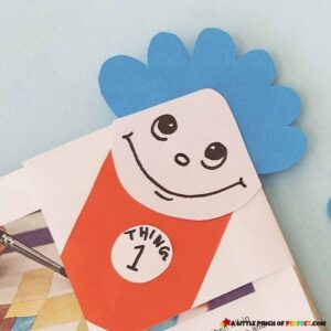 Thing 1 and Thing 2 Dr. Seuss Inspired Bookmark Craft with FREE ...