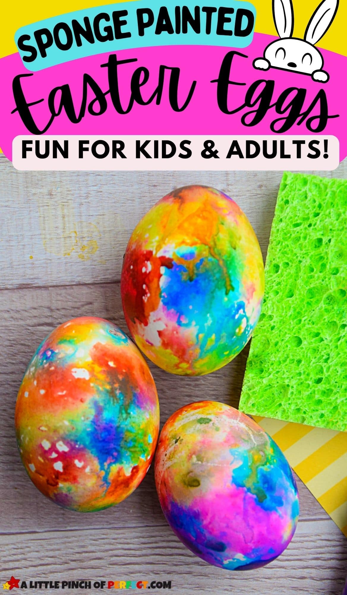 How To Sponge Paint Easter Eggs: A Fun and Easy Easter Activity - A ...