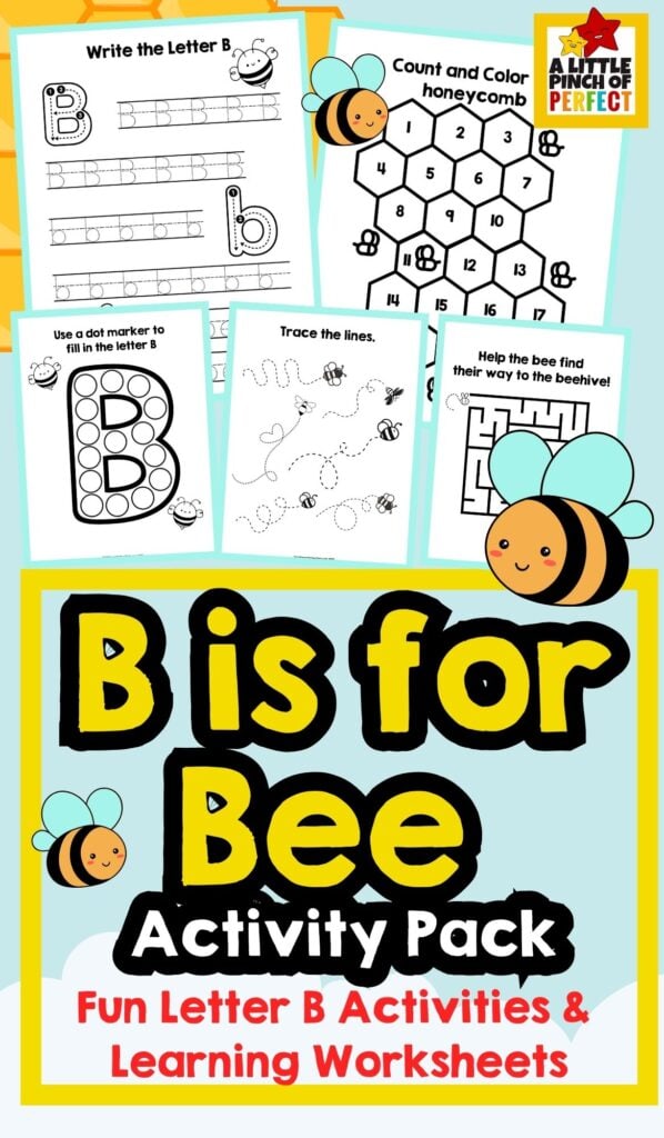 Bee Printable Worksheet for Preschool – Fun Letter B Activities ...