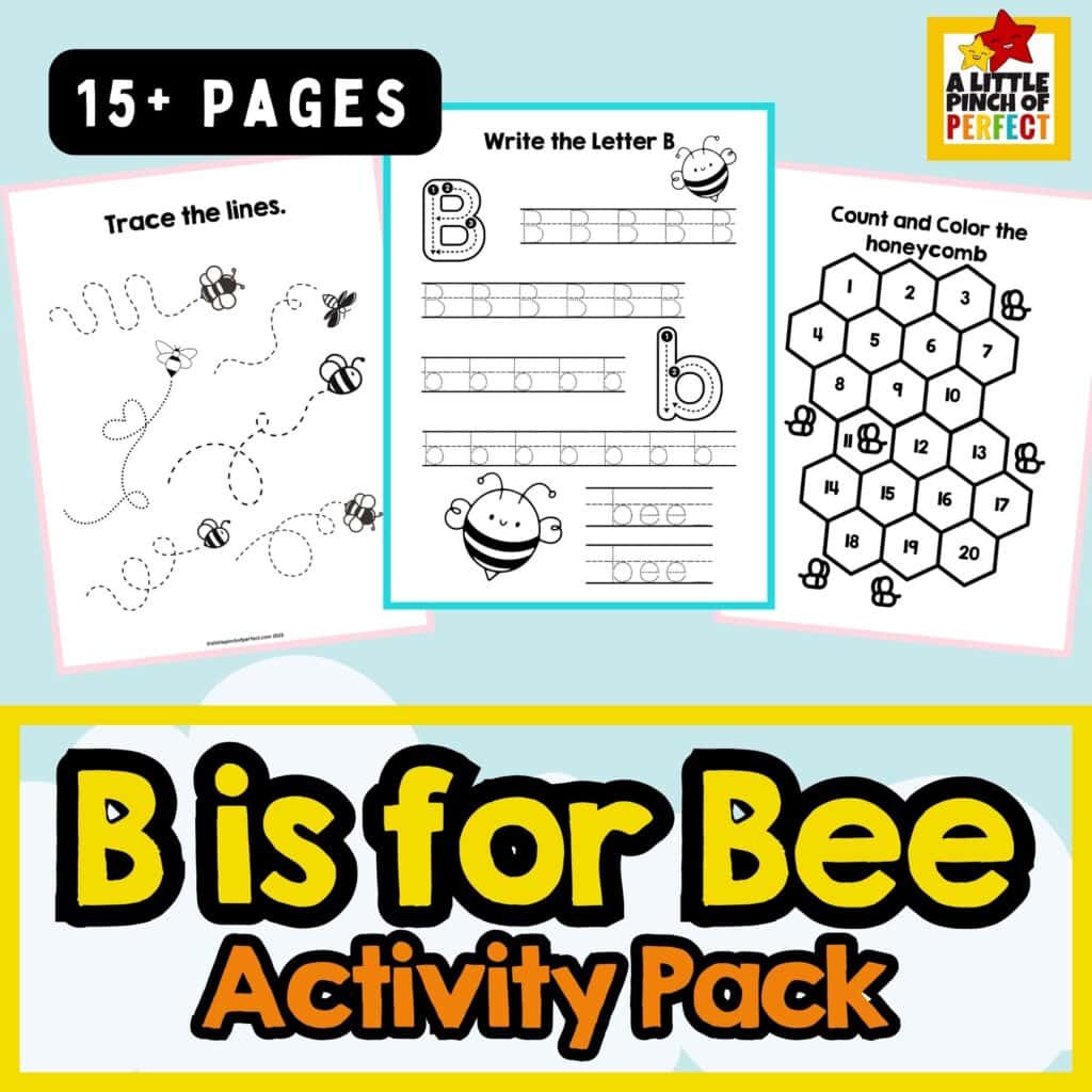 Bee Printable Worksheet for Preschool – Fun Letter B Activities ...
