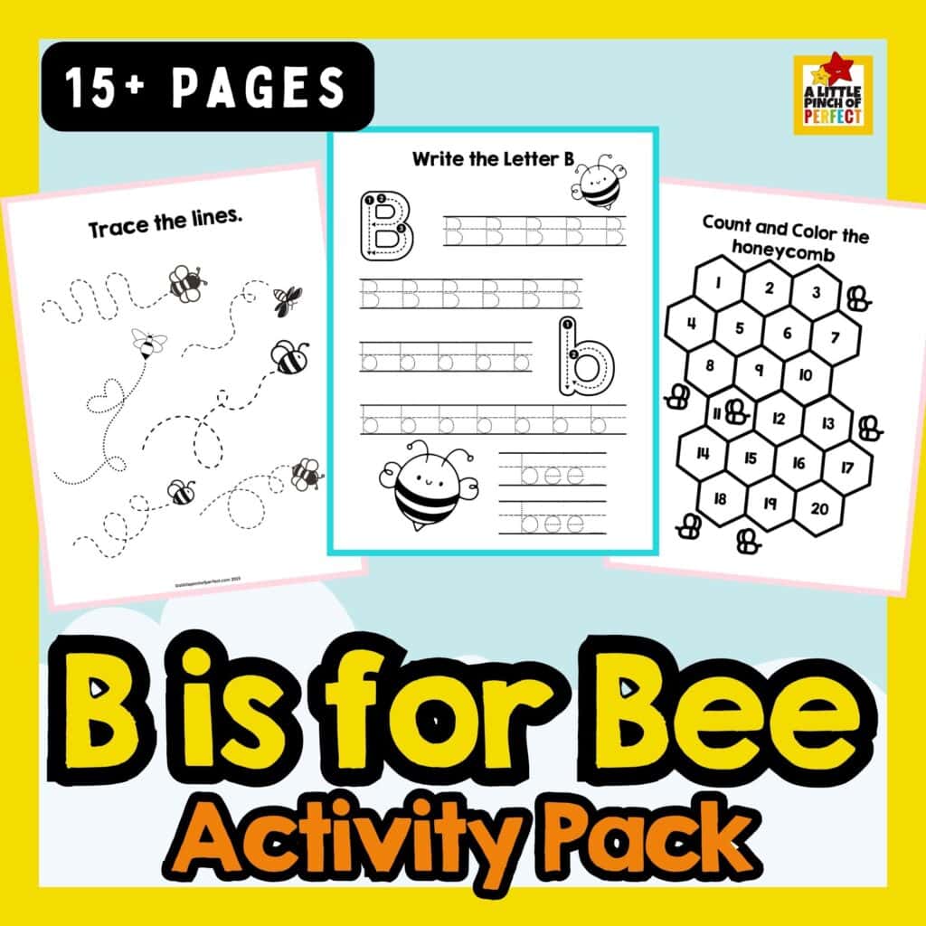 Bee Printable Worksheet for Preschool – Fun Letter B Activities ...