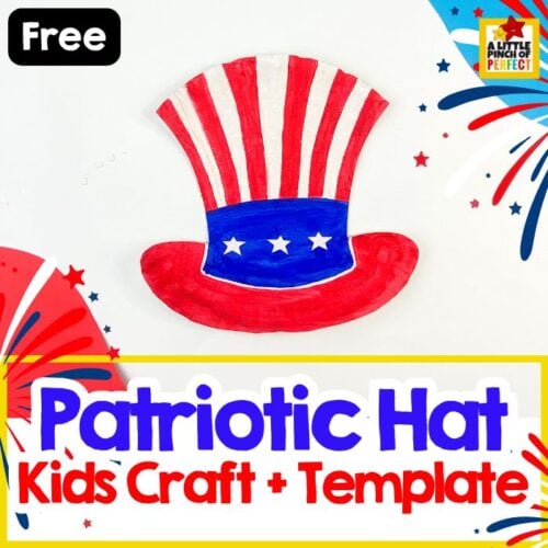 Patriotic Paper Plate Hat Craft for Kids: Easy 4th of July Activity ...
