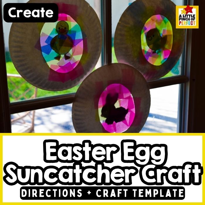 What’s Inside the Easter Egg? Suncatcher Craft for Kids (Free Template ...